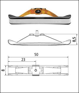 Släpsko 50 mm. - Tillbehör & Reservdelar H0 - Roco